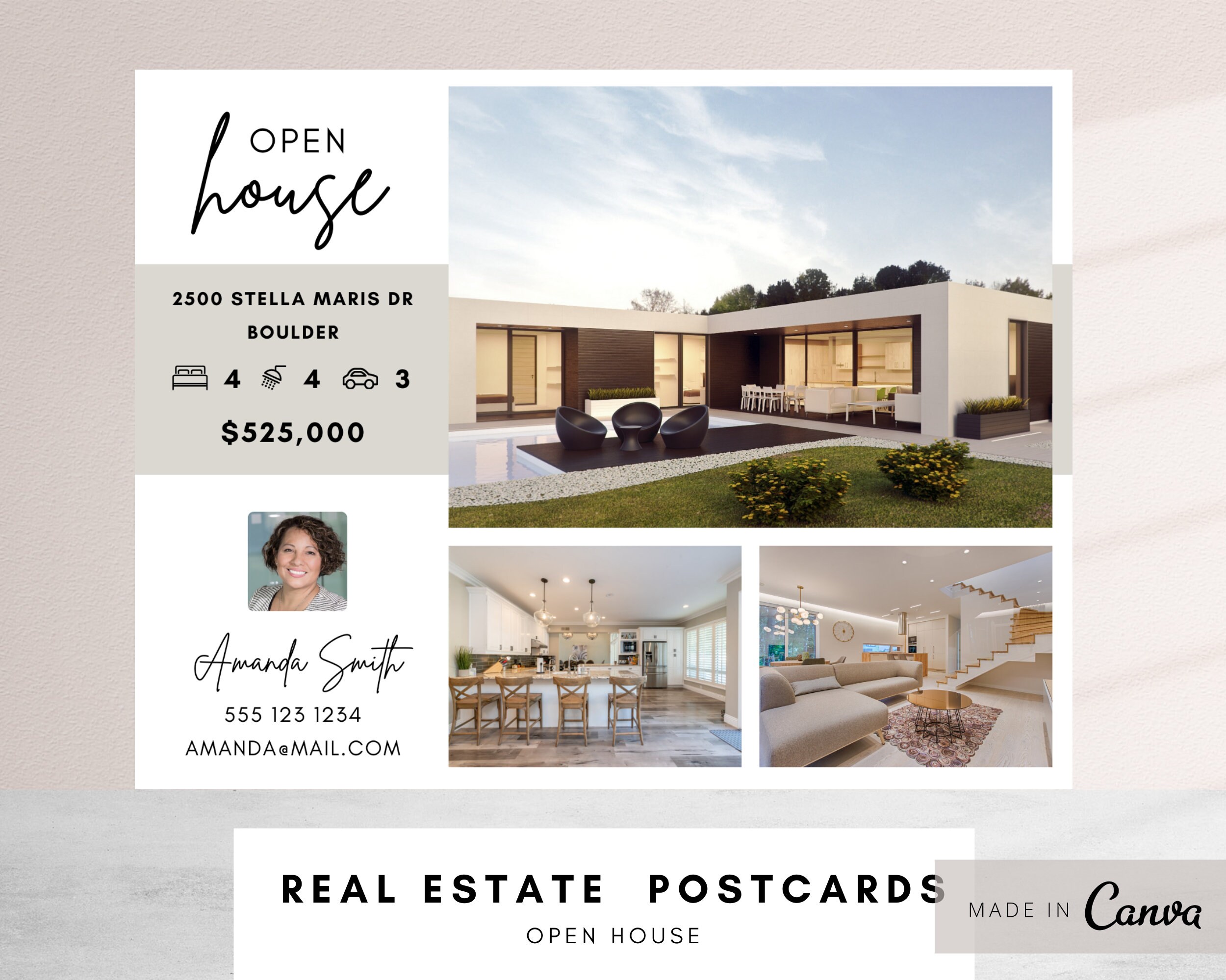 Real Estate Postcards, Realtor Postcard, Agent Intro, Realtor Intro ...