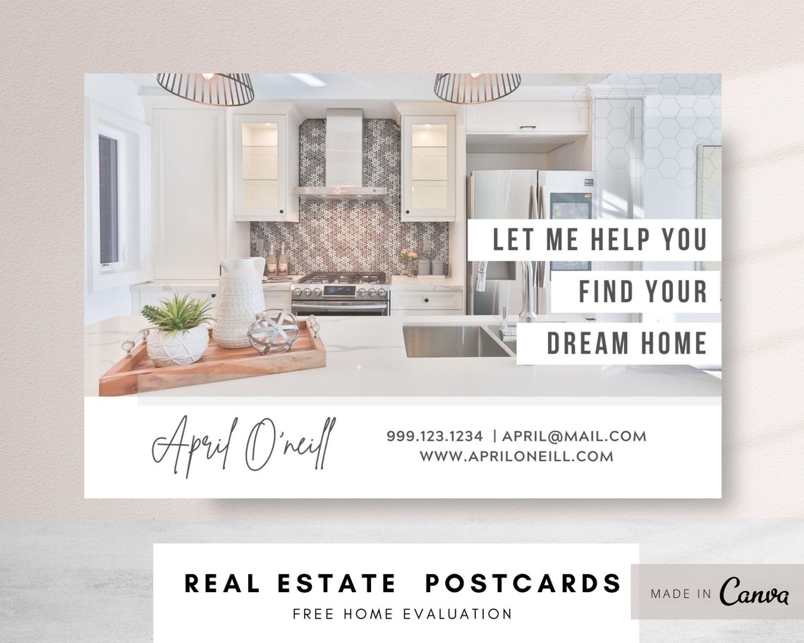 Real Estate Postcards, Realtor Postcard, Real Estate Agent Intro ...
