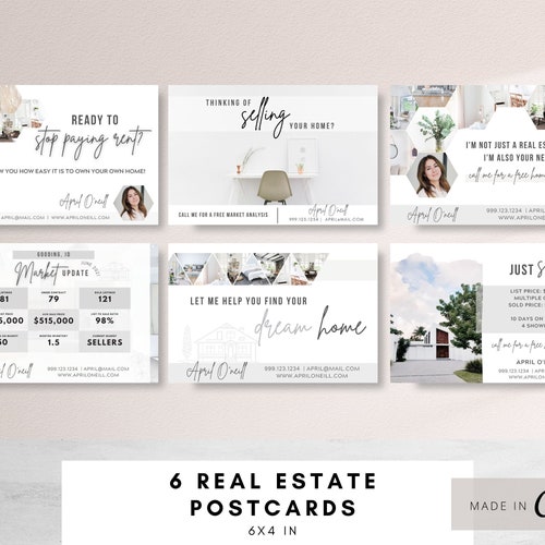 Real Estate Postcards Real Estate Marketing Realtor - Etsy