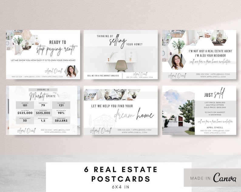 Real Estate Postcards, Real Estate Marketing, Realtor Postcard, Realtor ...