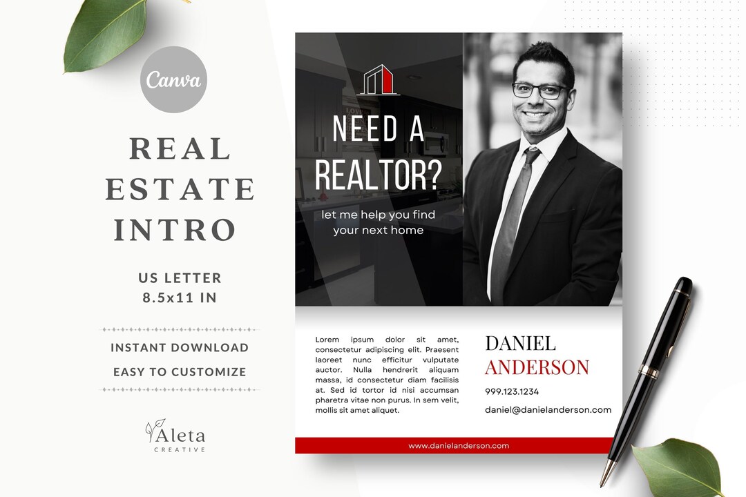 Realtor Introduction, Real Estate Agent Letter, Realtor Farming ...