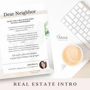 Realtor Introduction, Real Estate Agent Letter, Real Estate Marketing ...