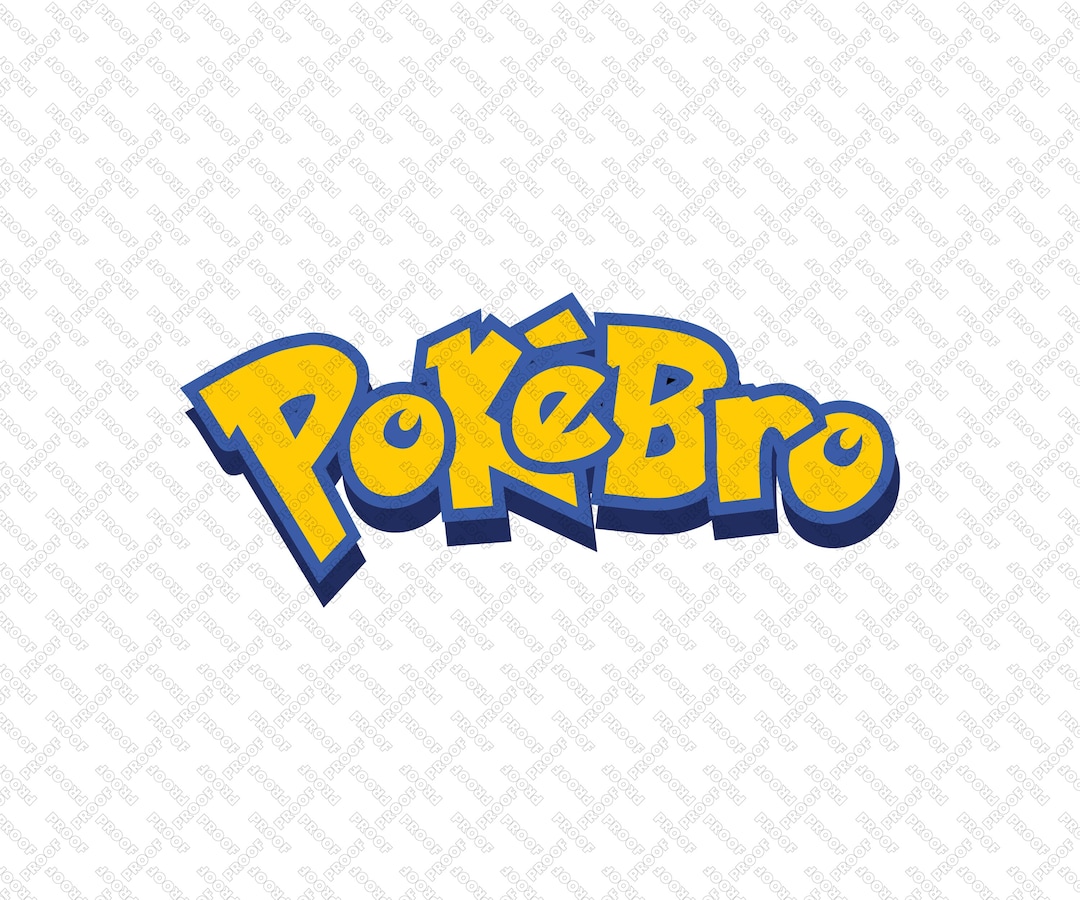 Pokebro - Digital File (PNG, SVG, and PDF) - Etsy