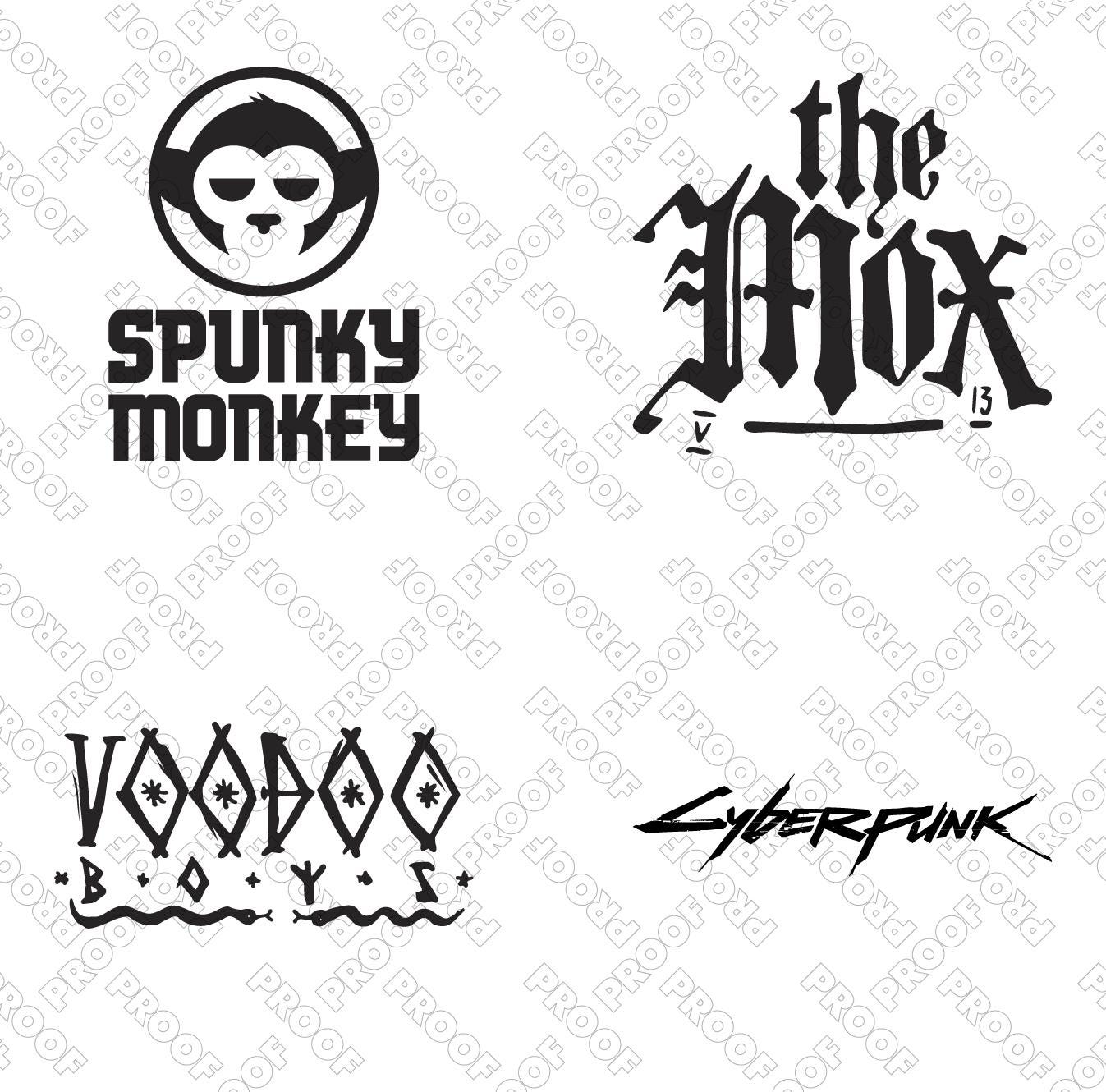Anime Vector Logos (collection 2) - Digital File (PNG, SVG, and PDF) - Etsy