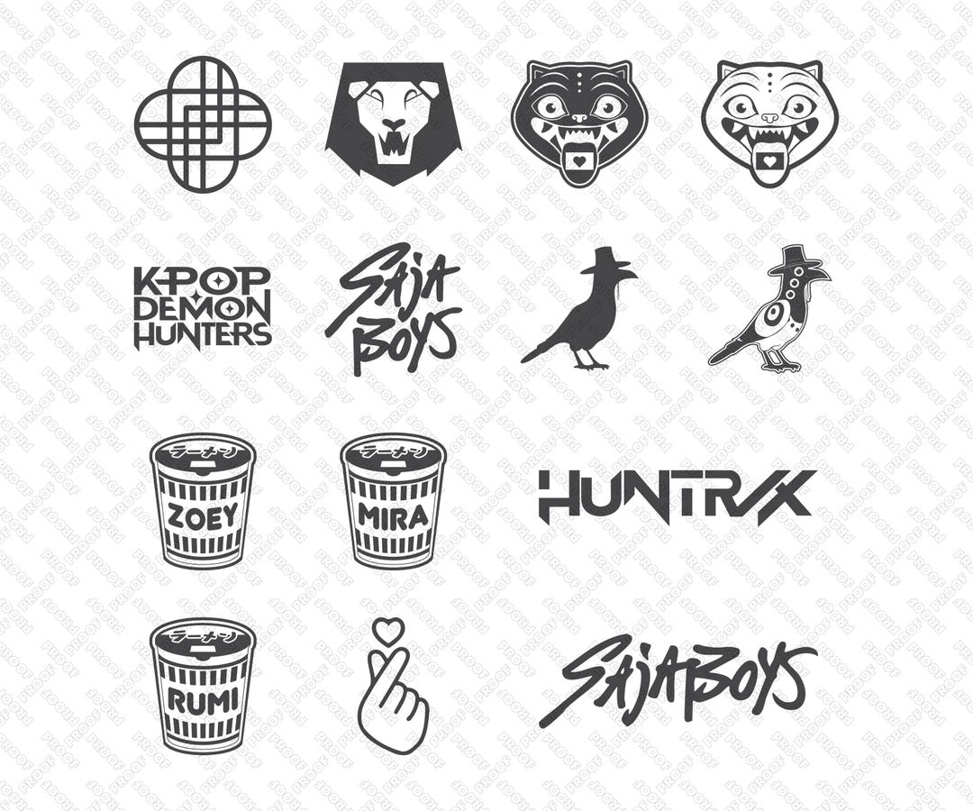 K-pop Vector Logos (collection 3) - Digital File (PNG, SVG, and PDF) - Etsy