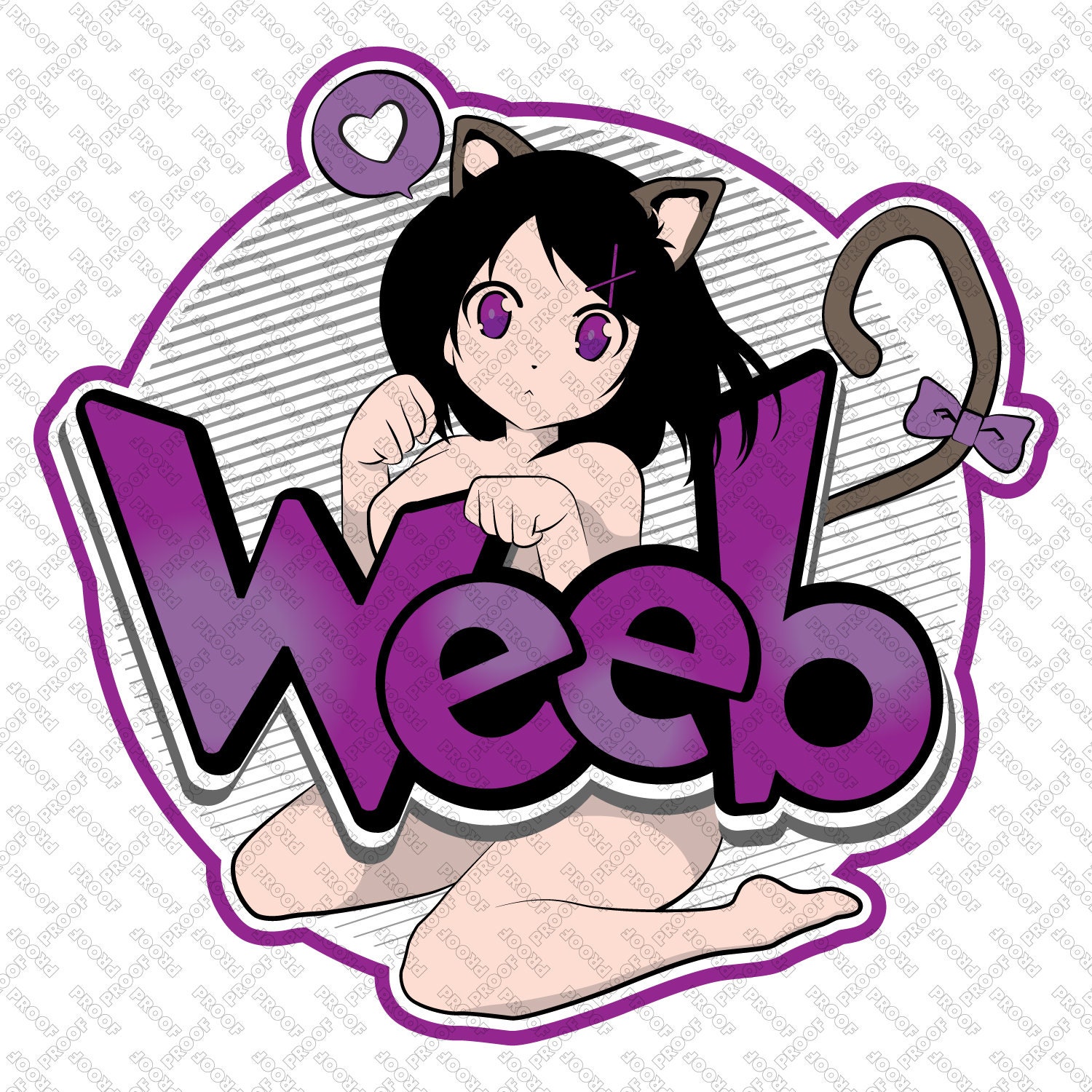 Weeb Vector Design pdf Eps Ai Svg Png | Etsy