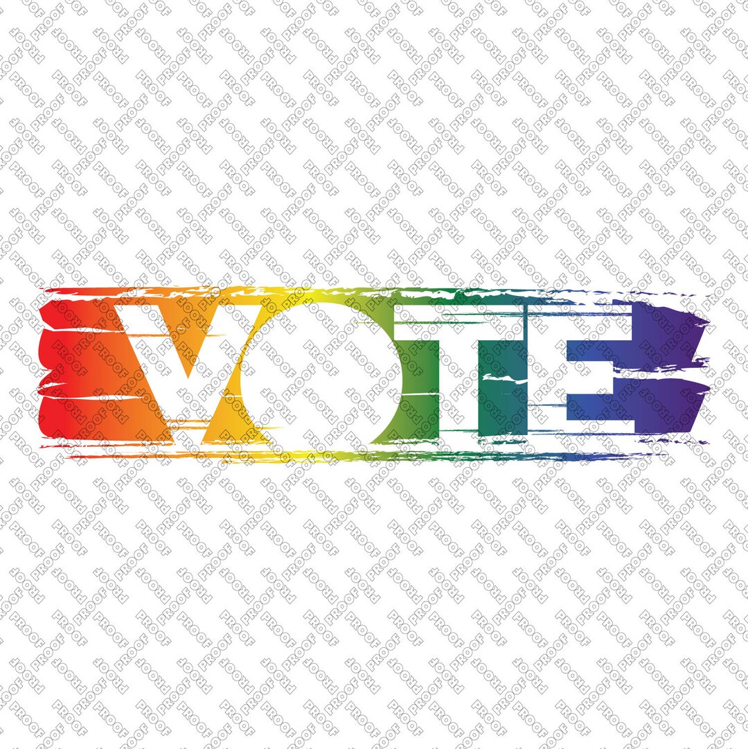 VOTE, Gay Pride, LBGT, (ai, Svg, Eps, Pdf, Png) - Etsy