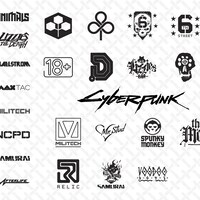 Cyberpunk SVG PNG 12x12 Files - Etsy