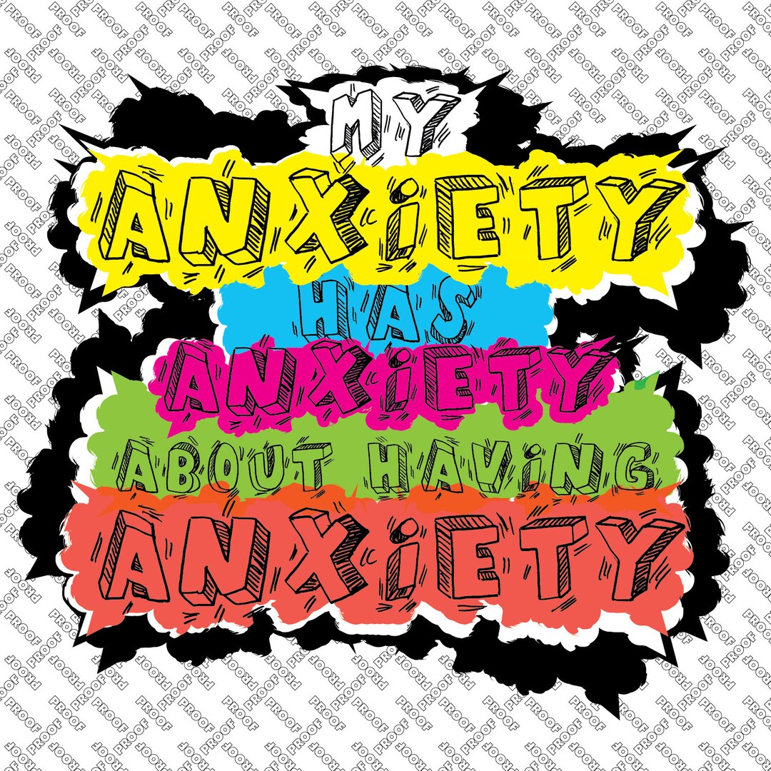 Anxiety (ai, Svg, Eps, Png, Pdf) - Etsy