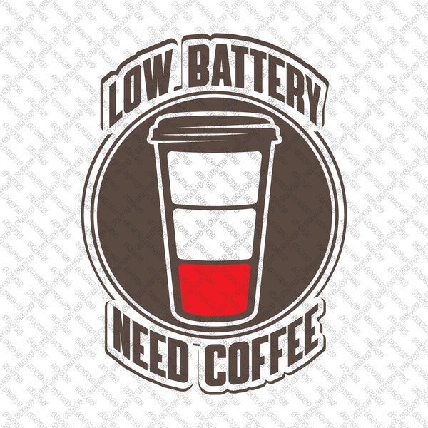 Battery Coffee Png - Etsy