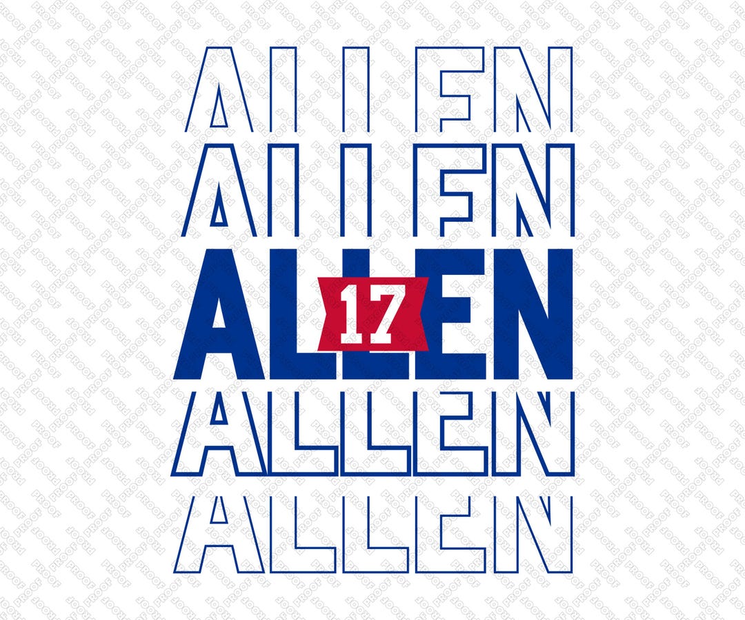 Allen 17 - Digital File (PNG, SVG, and PDF) - Etsy