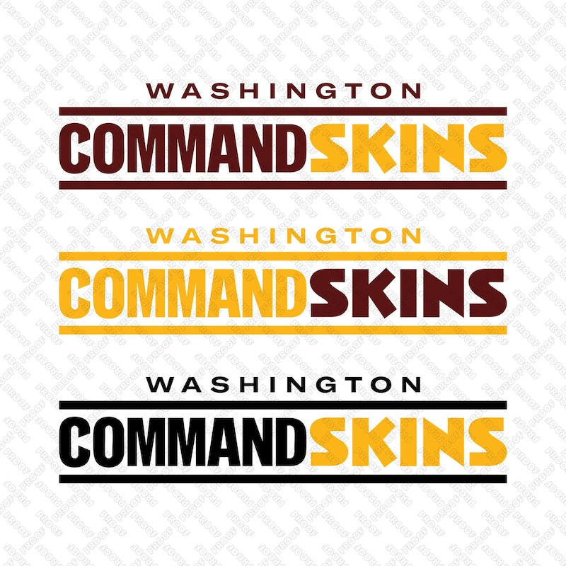 Washington Commanders Logo Svg - Etsy