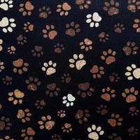 Animal Prints Fabric,dog Paw Print Pattern Cotton Fabric, Sold by the ...