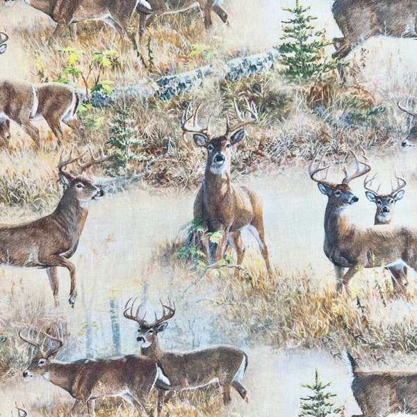 Deer Fabric - Etsy