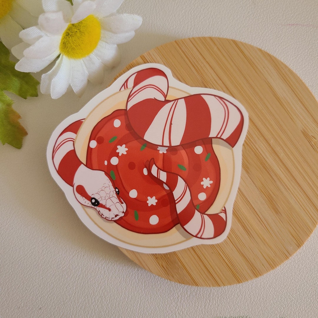 Candy Cane Ball Python With Sugar Cookie Sticker | Reptiles ...