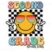 Second Grade Dream Team SVG PNG, Smile Face First Day of 2nd Grade Svg ...