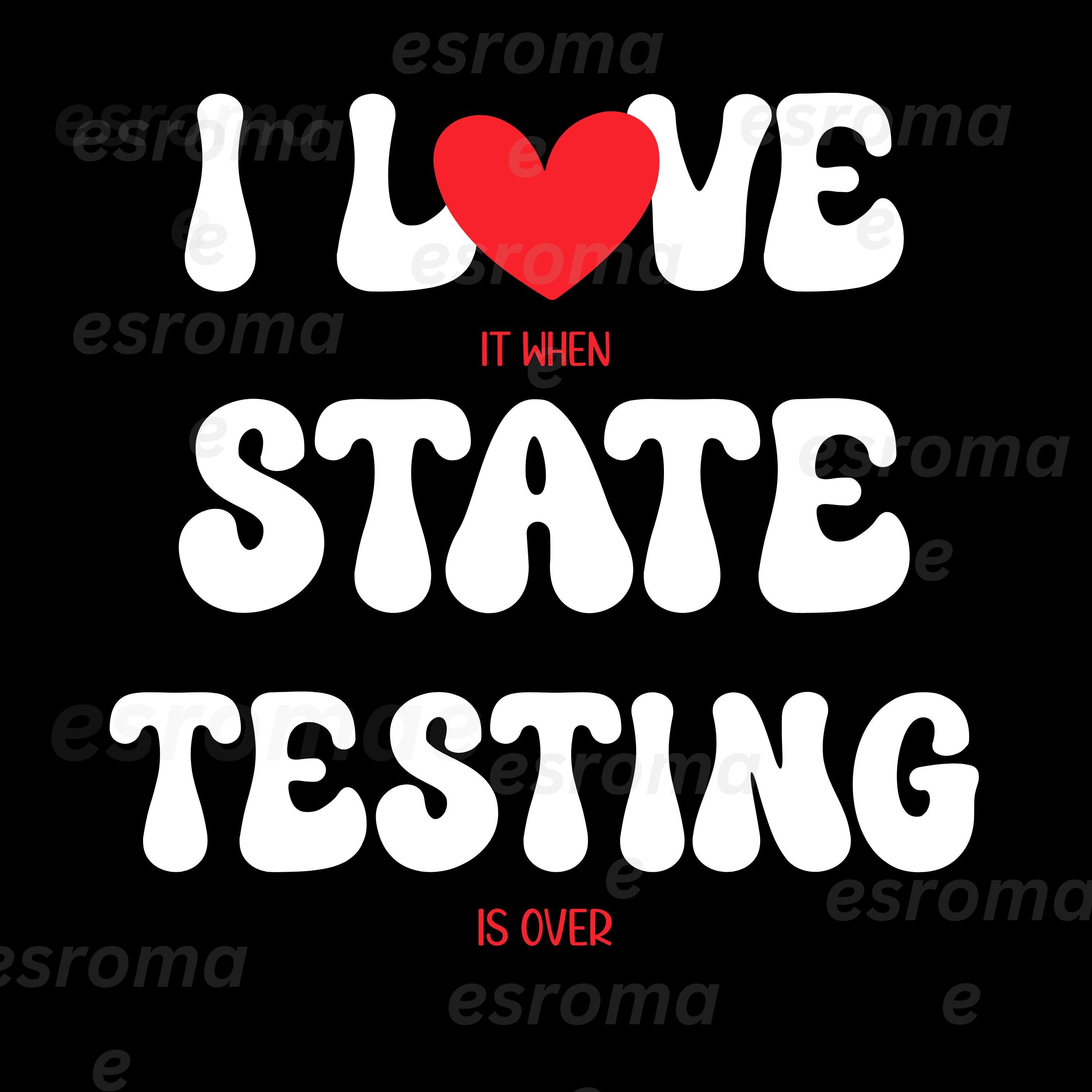 State Testing Teacher Svg Png, Teacher Test Day Png, Testing ...
