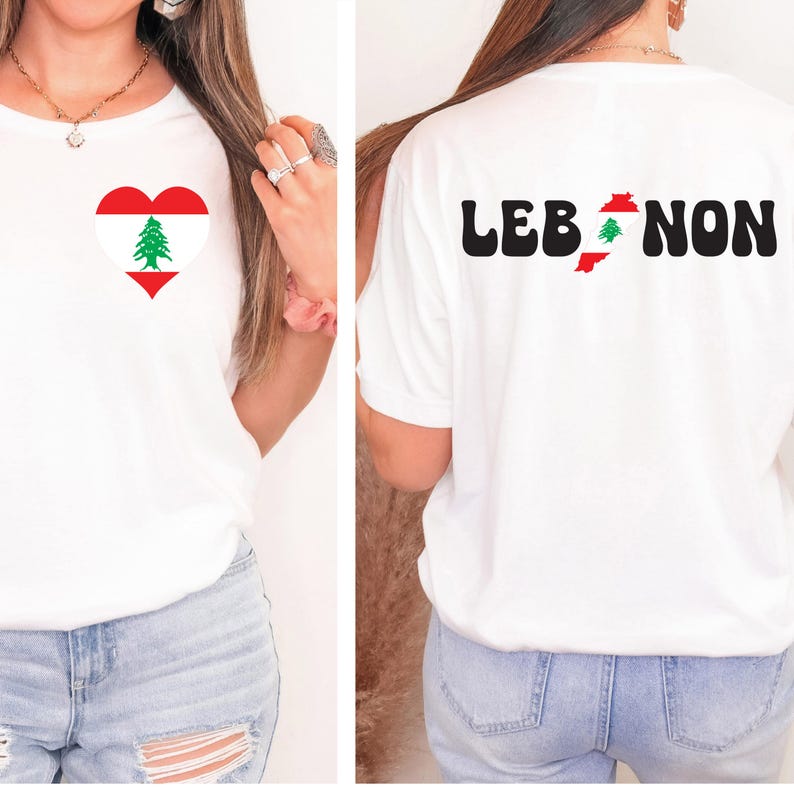 Lebanon Flag Svg Png, Lebanon Heart Svg Png, Lebanon Shirt - Etsy