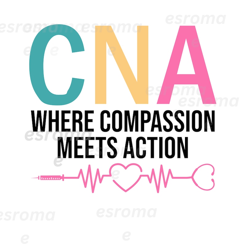 CNA Nurse Svg Png, CNA Nurse Gift, Nurse Appreciation, Certified ...