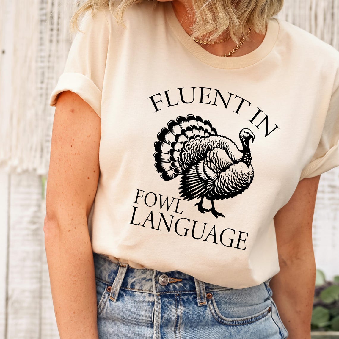 Fluent in Fowl Languag Turkey Lovers Thanksgiving Svg Png - Etsy