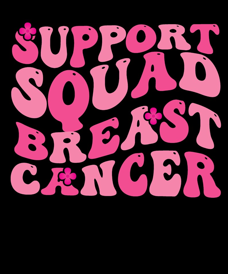 Support Squad Breast Cancer Svg Png Support Squad You Are Not - Etsy
