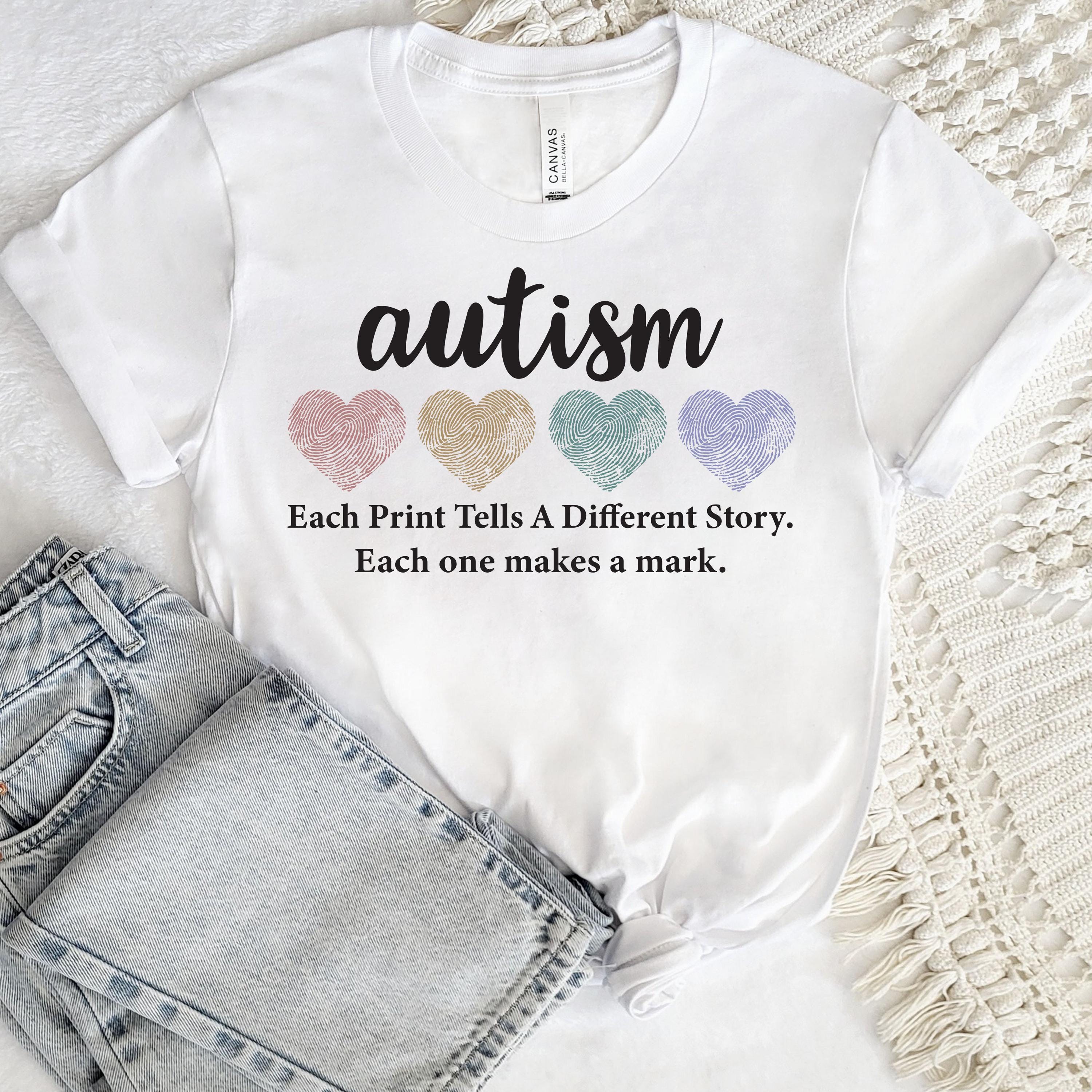 Fingerprint Autism Svg Png, Autism Awareness ,neurodiversity Autism ...