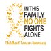 Childhood Cancer Awareness Gold Ribbon Svg Png, Family Support ...
