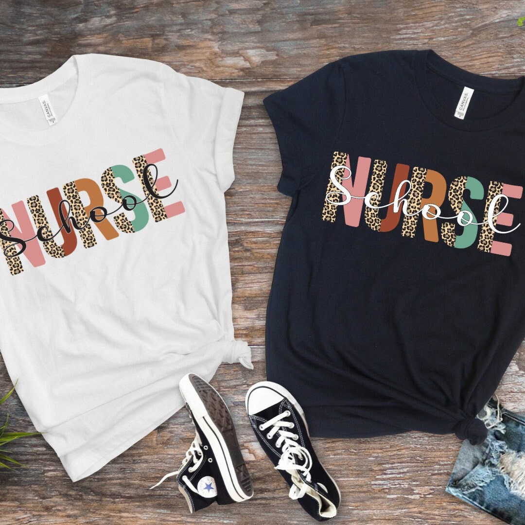 School Nurse Leopard Svg Png Appreciation Nursing Png Nurse - Etsy