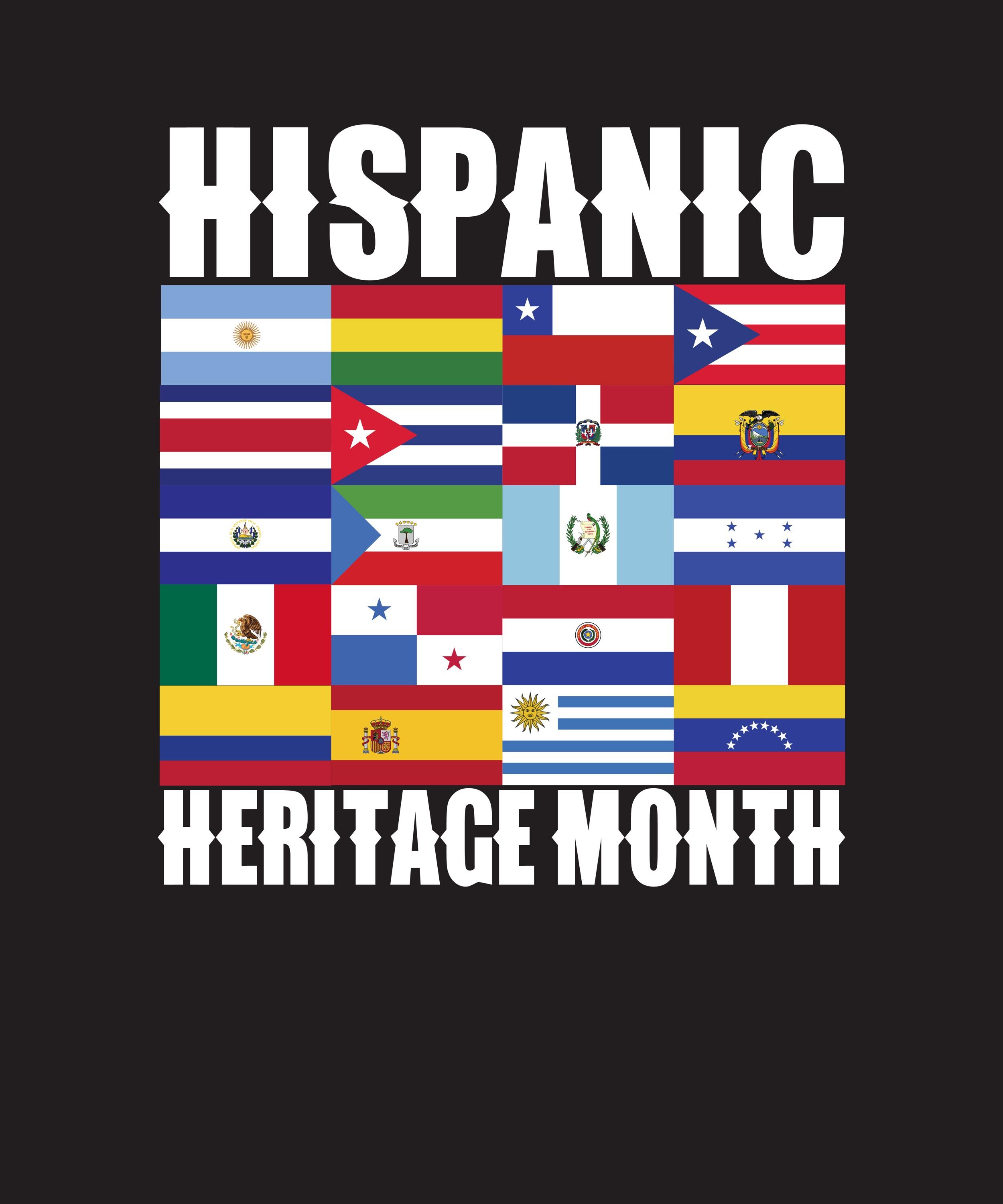 Latino Hispanic Heritage Month Svg Png, Happy National Hispanic ...