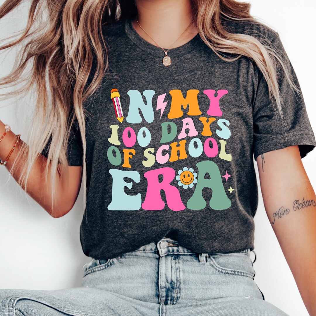 In My 100 Days of School Era Svg Png, Happy 100th Day of School SVG ...