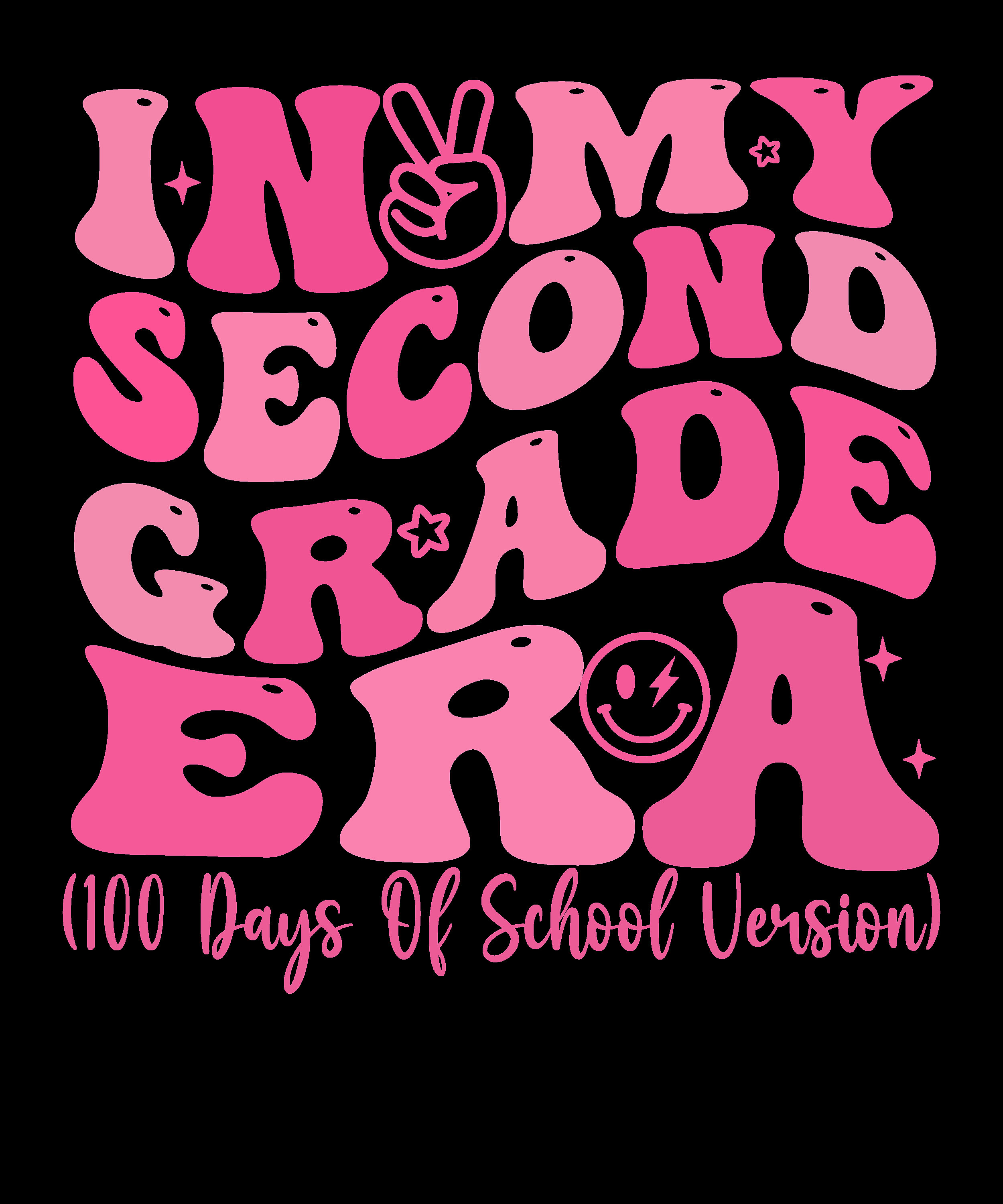 In My 100 Days of School Era Svg Png, 100th Day of Second Grade ...