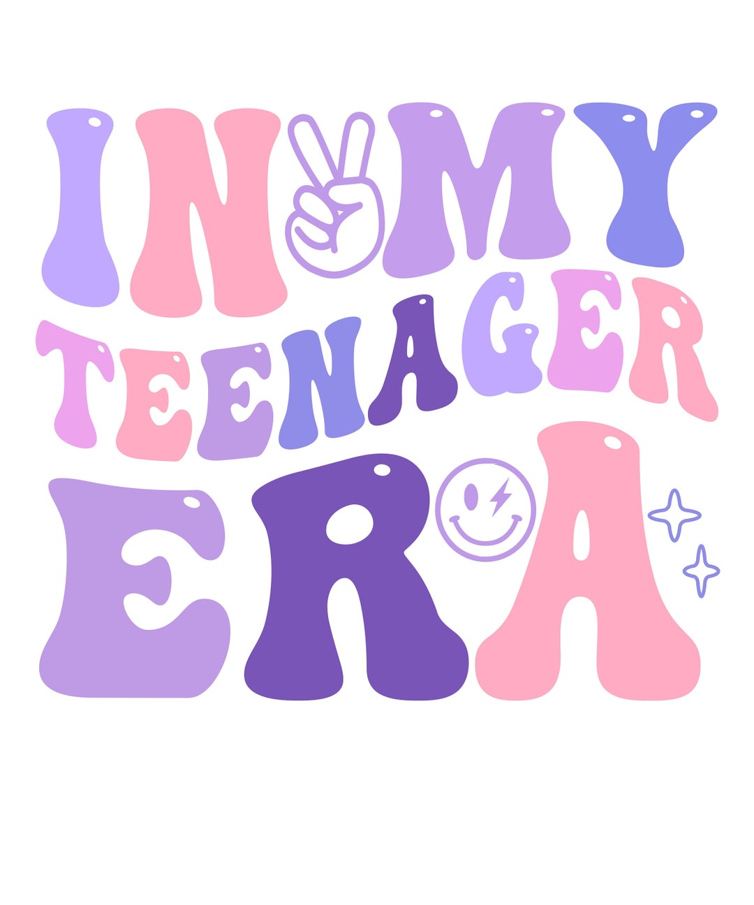 In My Teenage Era Svg Png, 13th Birthday , Birthday Party, Gift for ...