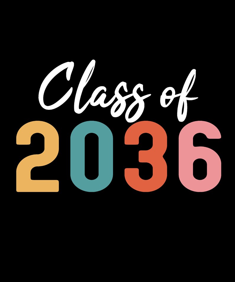 Class of 2036 Svg Png Graduation Grow With Me Png Class of - Etsy