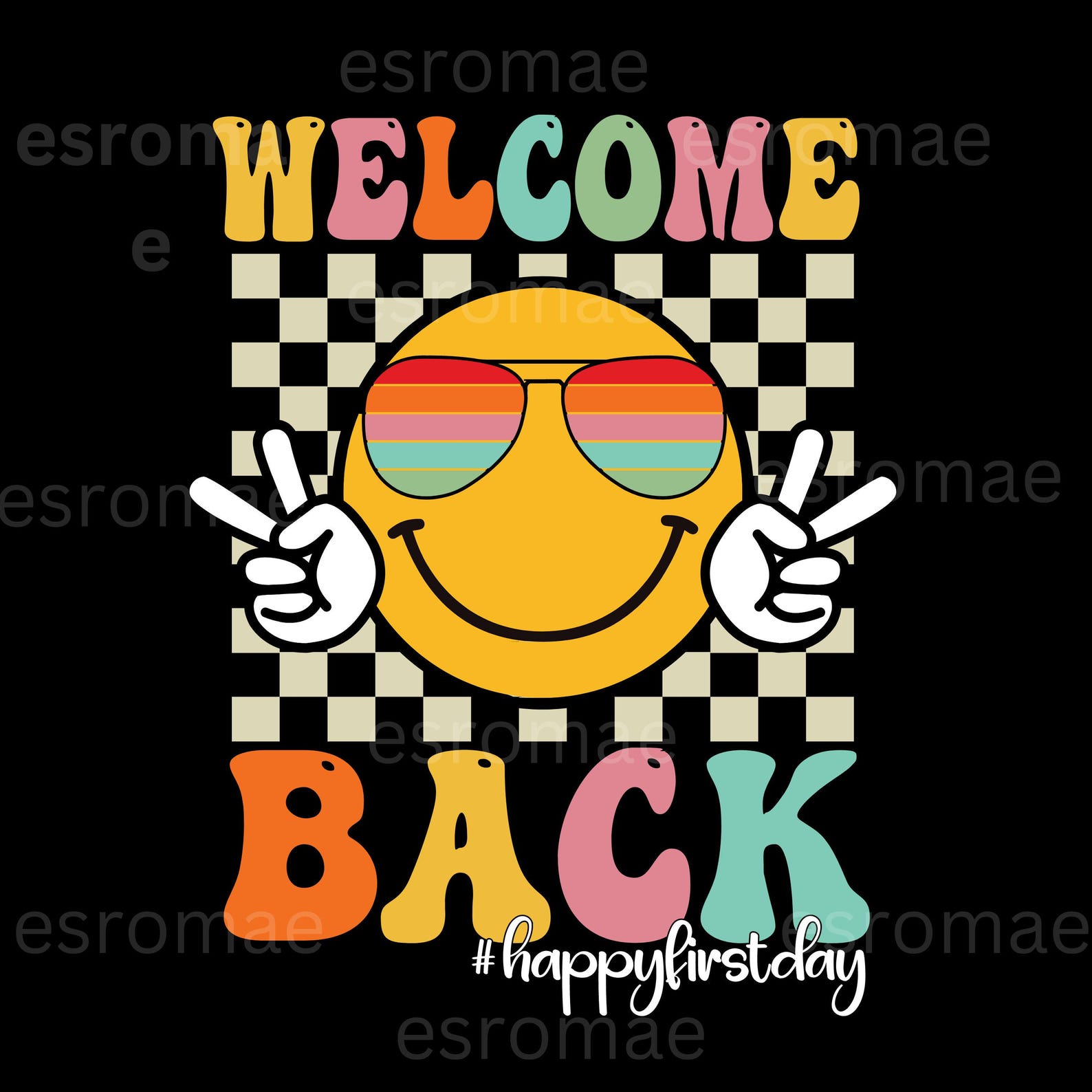 Welcome Back Teachers Svg Png, Back to School Svg, Happy First Day of ...
