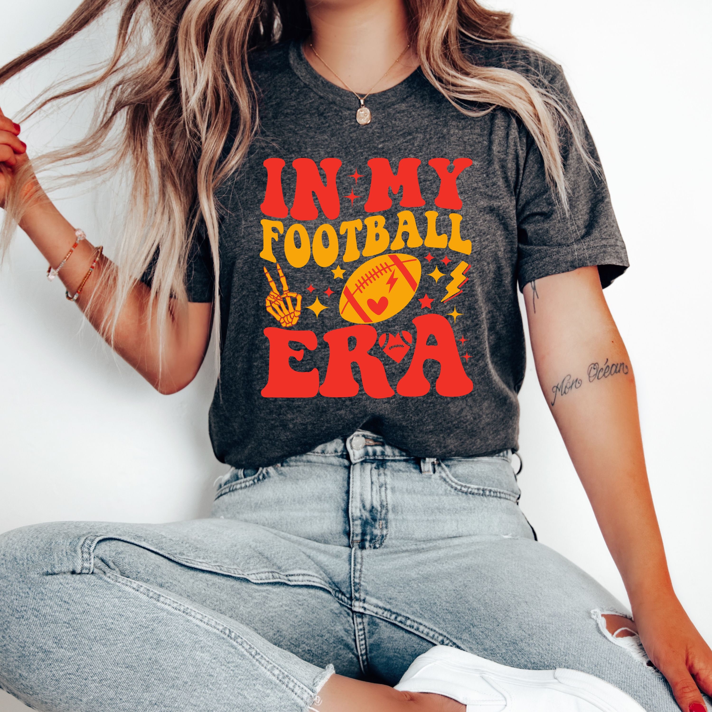 Groovy in My Football Era Svg Png, 2024 Football Svg in My Football Mom ...
