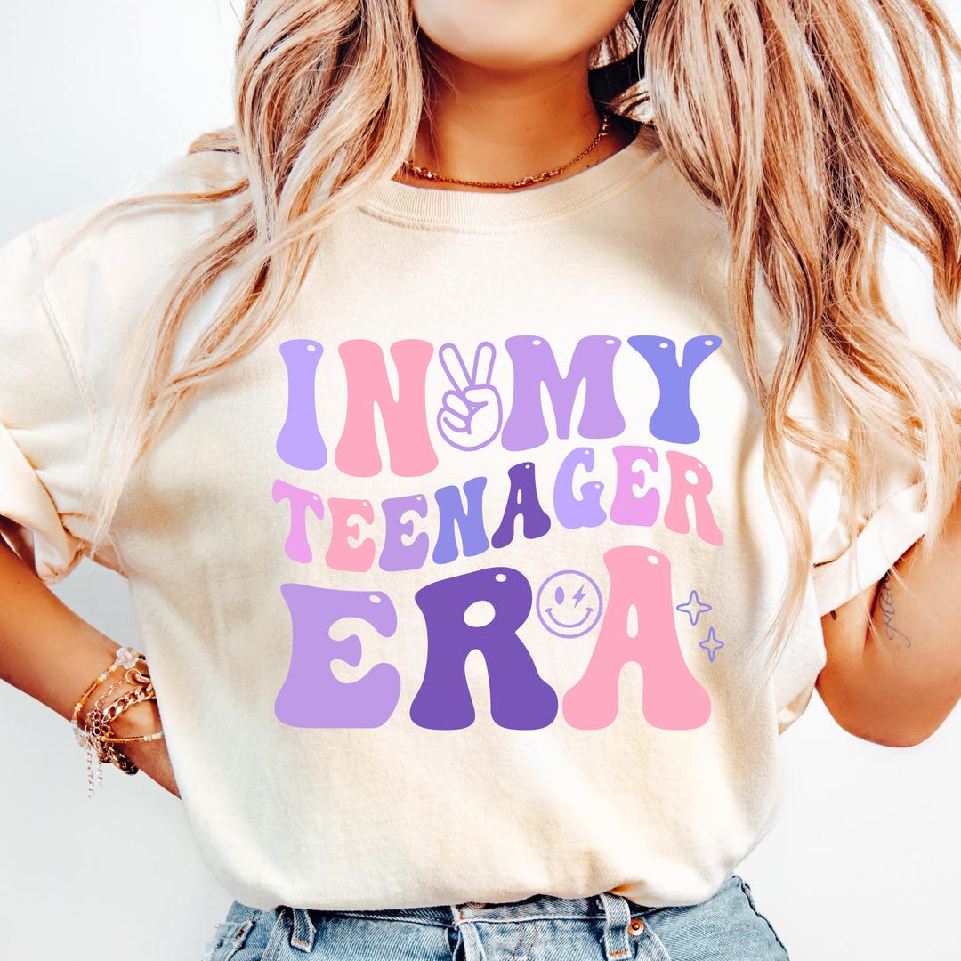 In My Teenage Era Svg Png, 13th Birthday , Birthday Party, Gift for ...