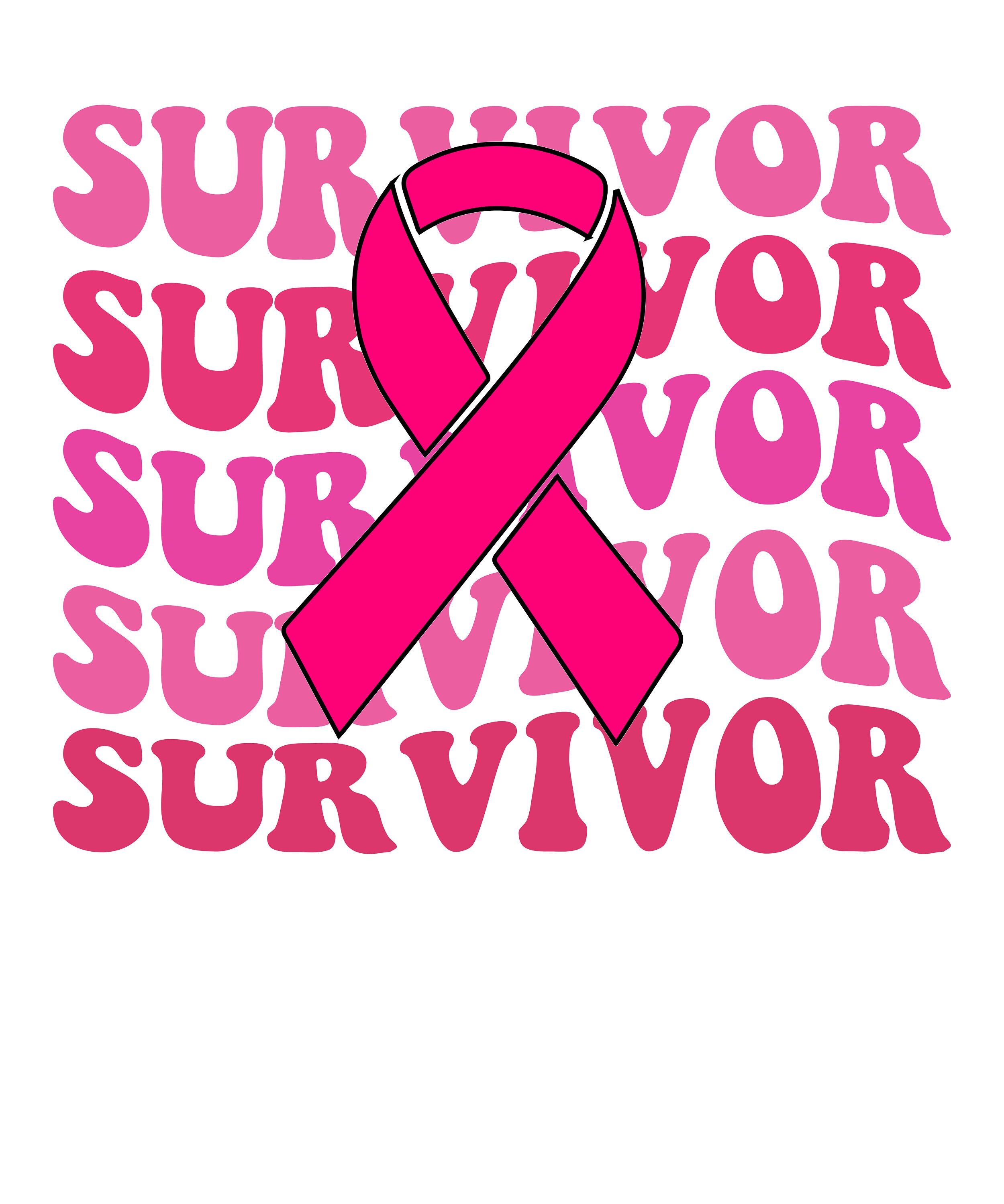 Survivor Pink Ribbon Breast Cancer Svg Png, Breast Cancer - Etsy