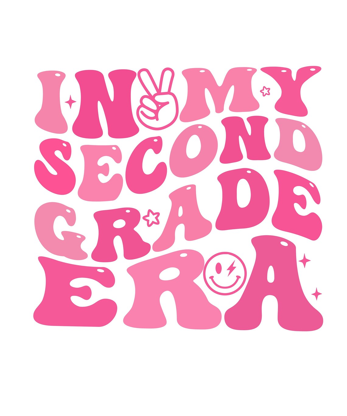 In My Second Grade Era Svg Png, Back to School Teacher Student Svg, 2nd ...
