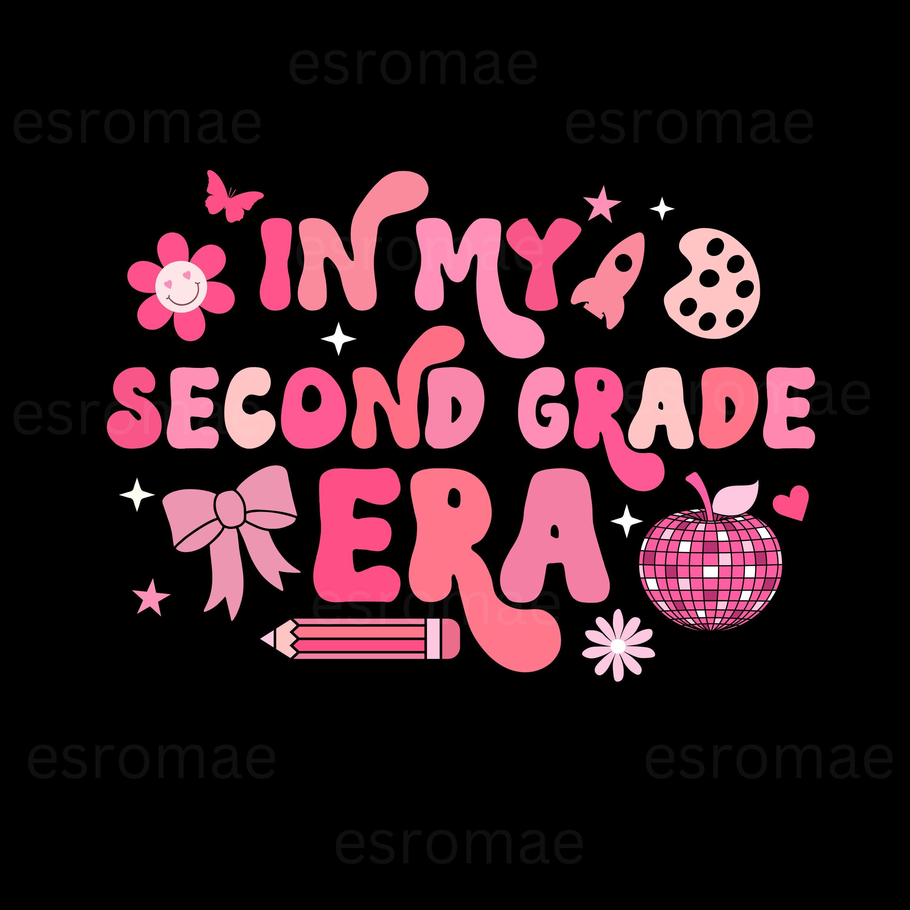 In My Second Grade Era Svg Png, Back to School Teacher Student Svg, 2nd ...