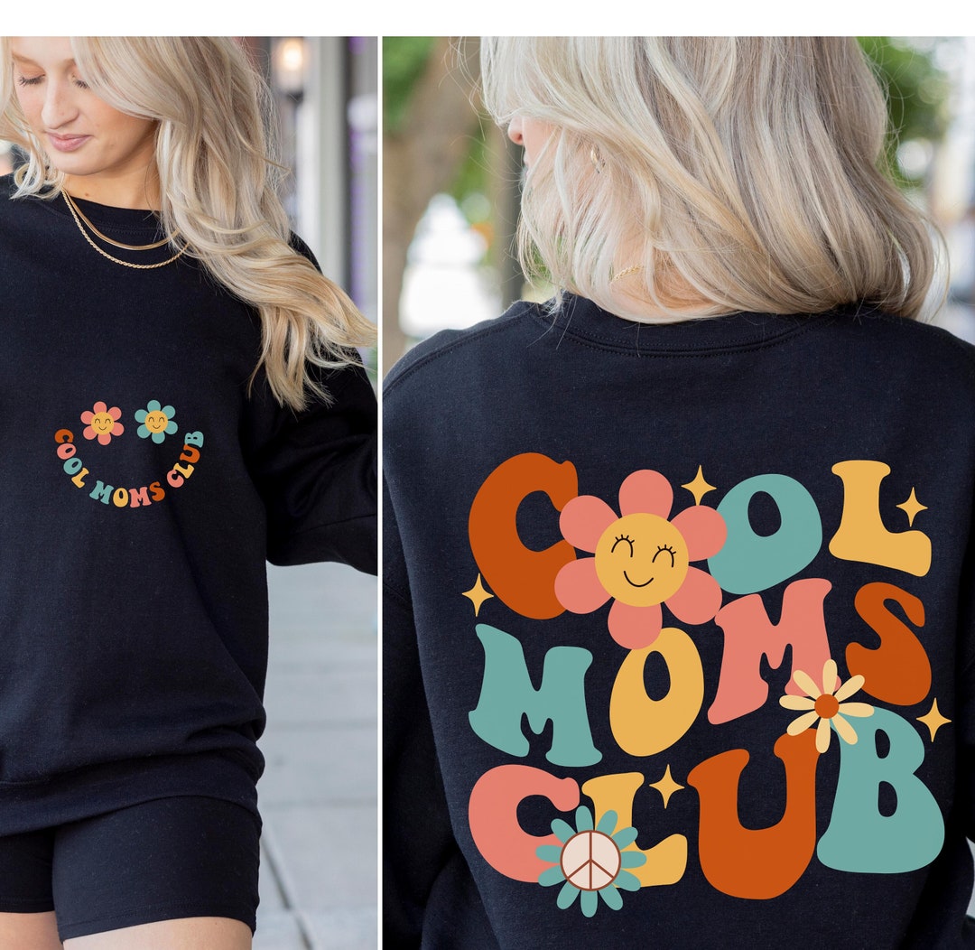 Cool Moms Club SVG, Cool Moms Club PNG, Groovy Retro Funny Mom, Mother ...