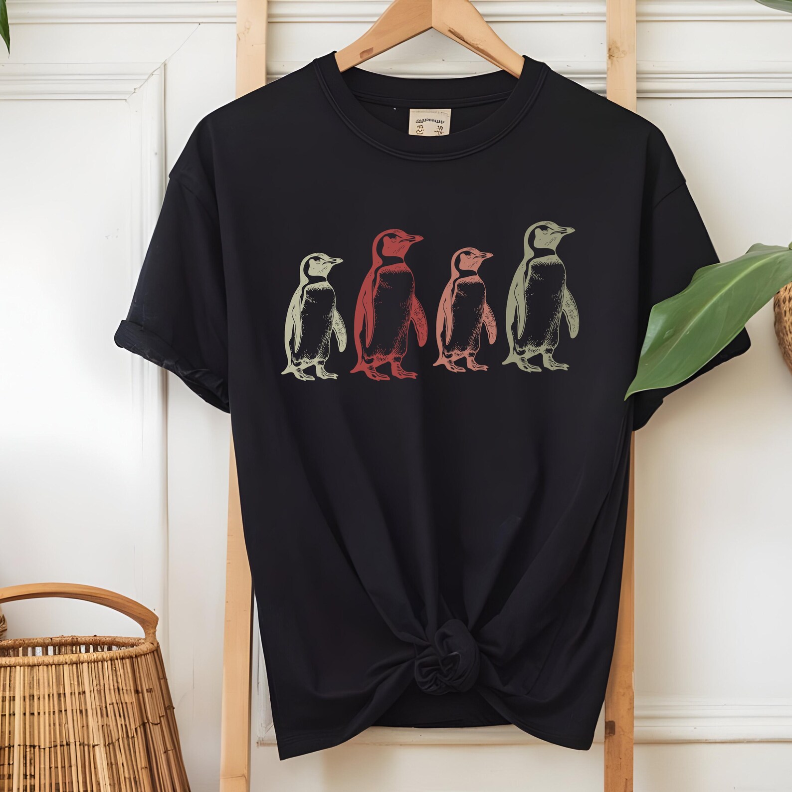 Vintage Penguin Png Svg, Penguin Squad Svg, Retro Penguin Lovers Lovers ...