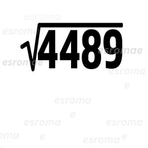 67 Meme Square Root 4489 Png | Funny Math Teacher - Etsy
