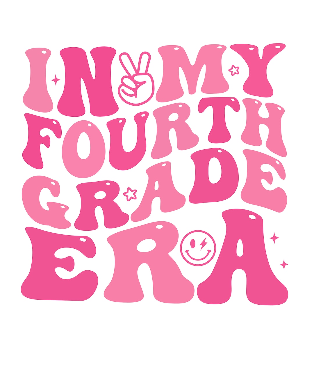 In My Fourth Grade Era Svg Png, Back to School Teacher Student Svg, 4th ...