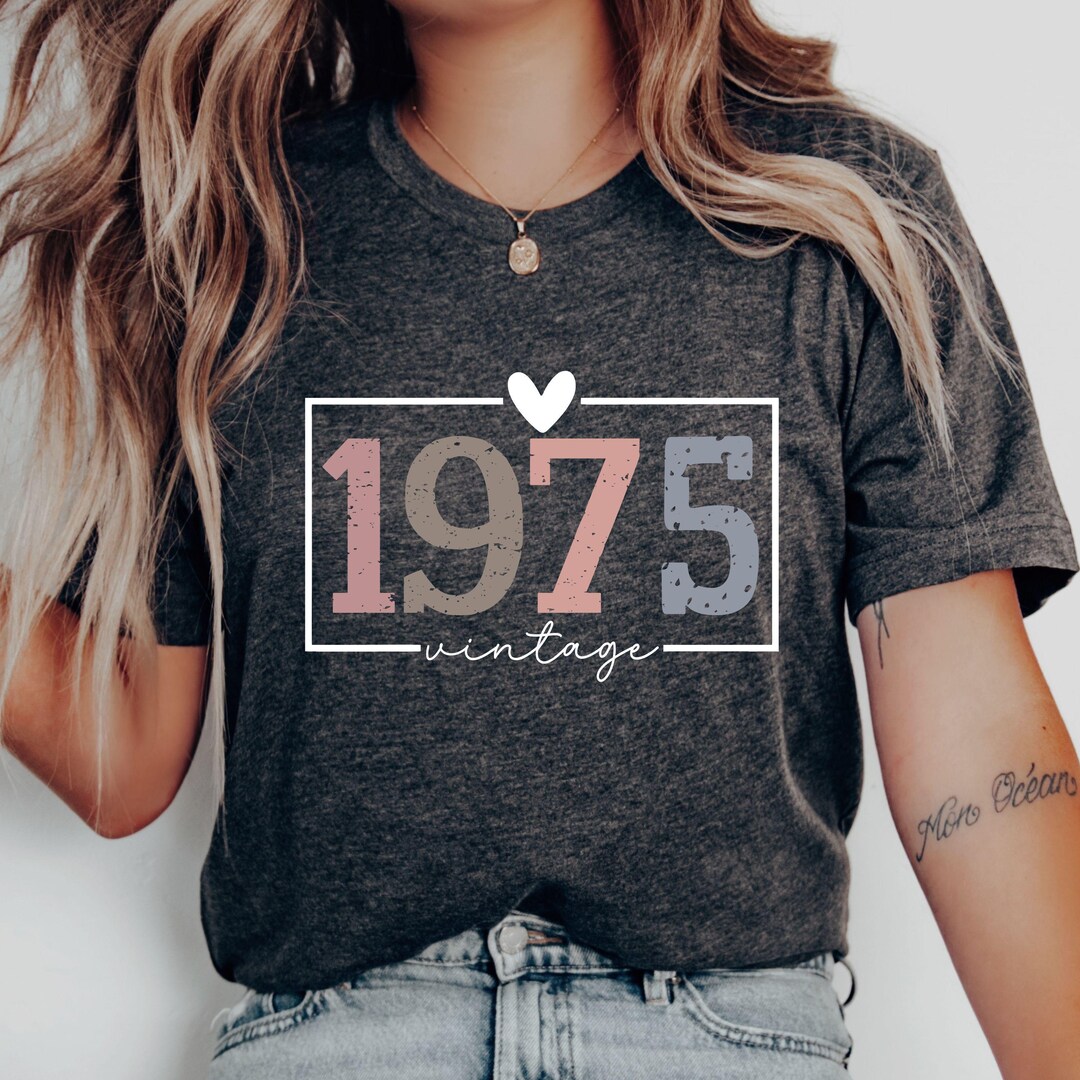 Vintage 1975 Svg Png, 50th Birthday Gift PNG, 50th Birthday Gift, Funny ...