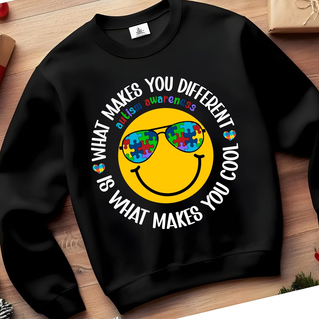Autism Awareness Svg Png Autism Awareness Smile Face, What Makes You ...