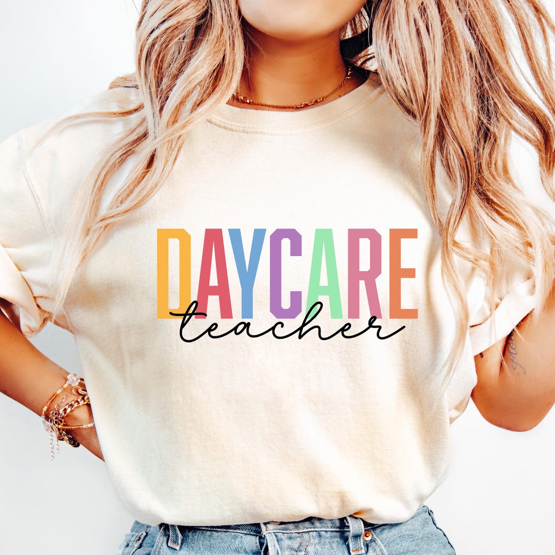Daycare Teacher Svg Png, Daycare Provider, Back to School - Etsy