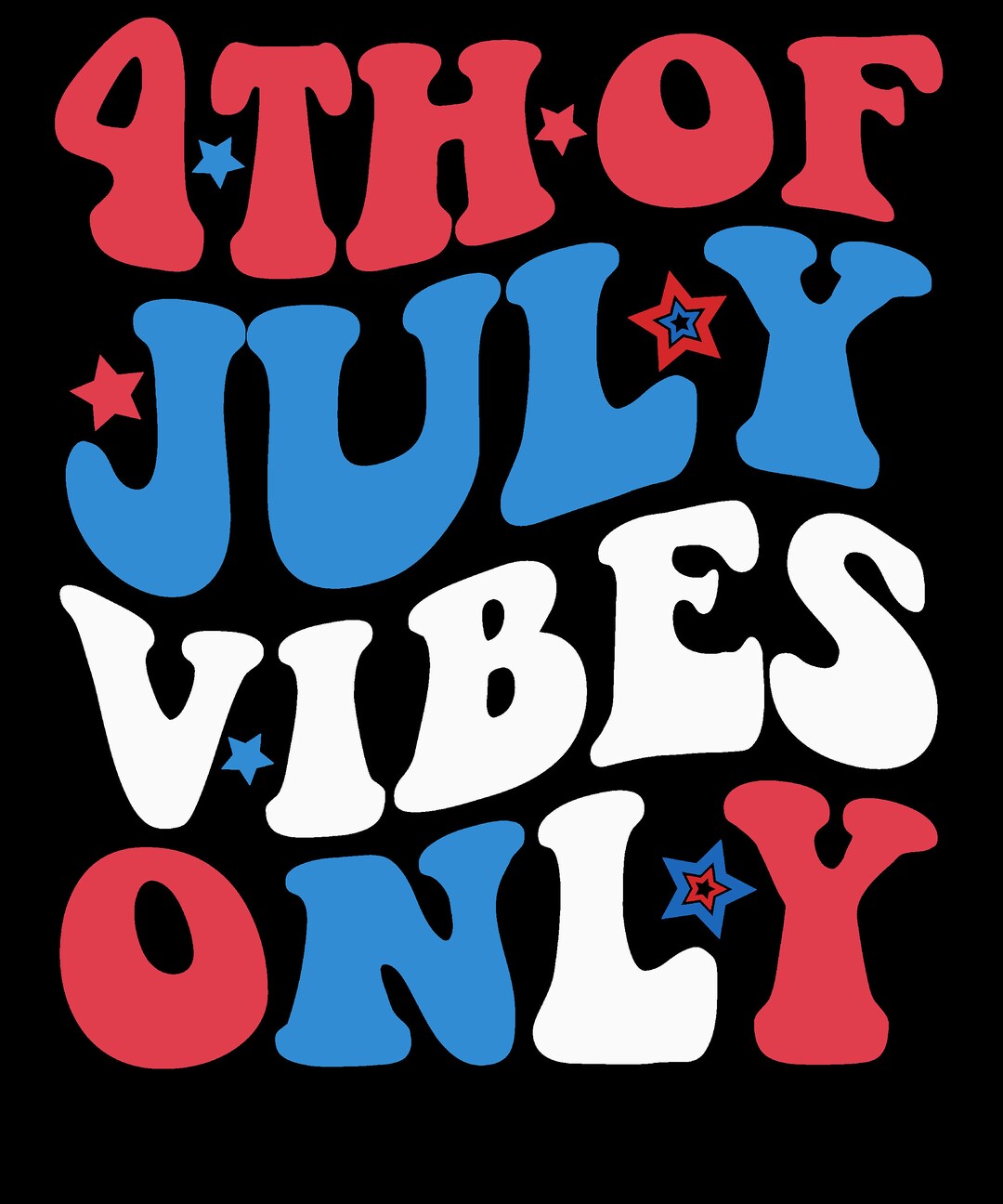 4th of July Vibes Only Svg Png, Good Vibes Only, Funny 4th of July Png ...