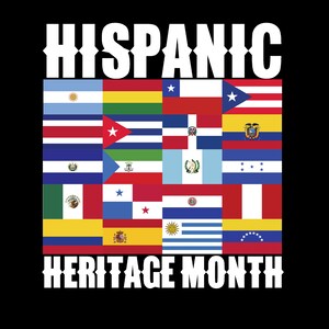 Latino Hispanic Heritage Month Svg Png, Happy National Hispanic ...
