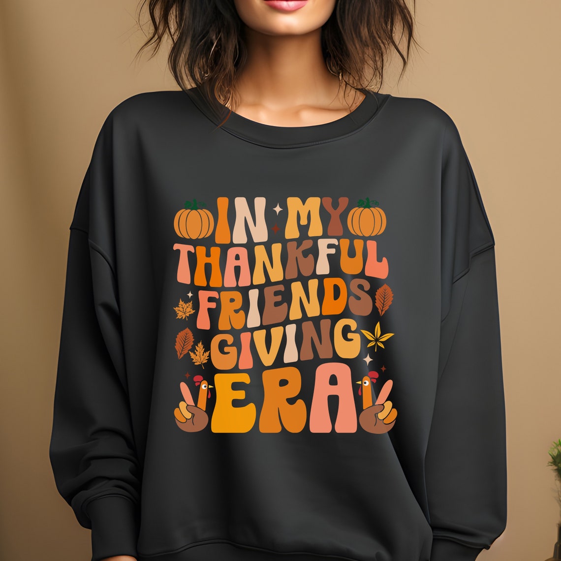 Thanksgiving Friendsgiving Svg Png, in My Thankful Friends Giving Era ...