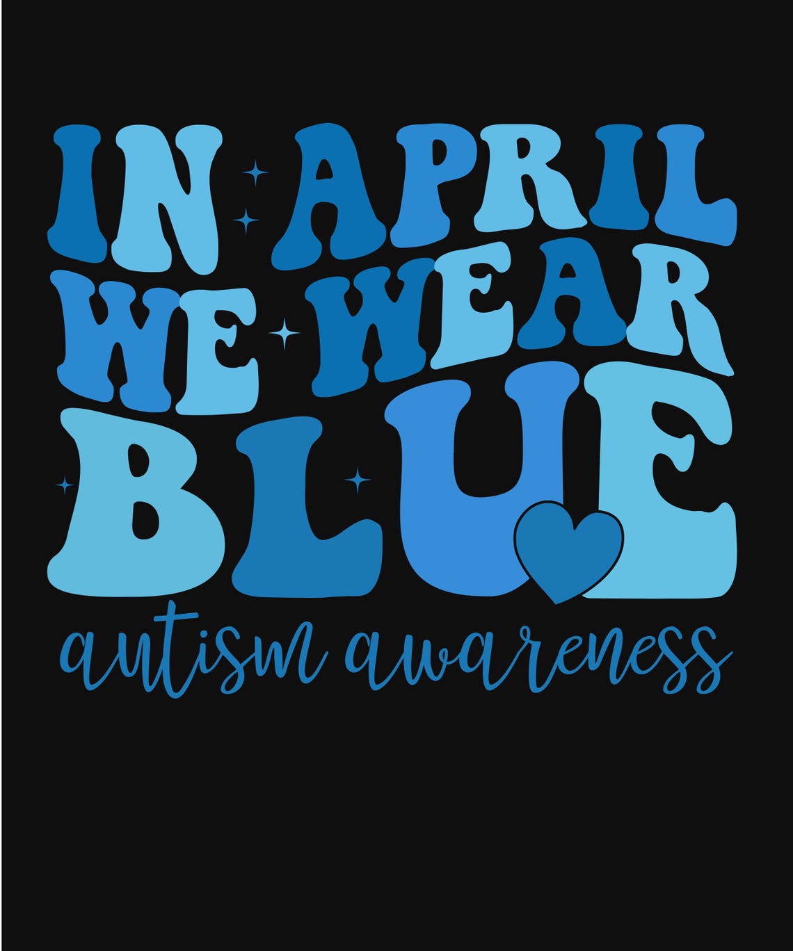 In April We Wear Blue Autism Svg Png, Acceptance Bow, Autism Awareness ...